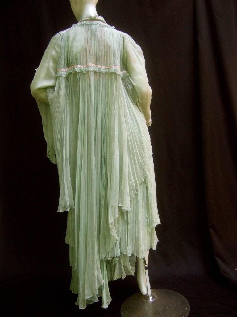 Bill Gibb Silk Chiffon Ensemble. Early 1970's. at 1stDibs