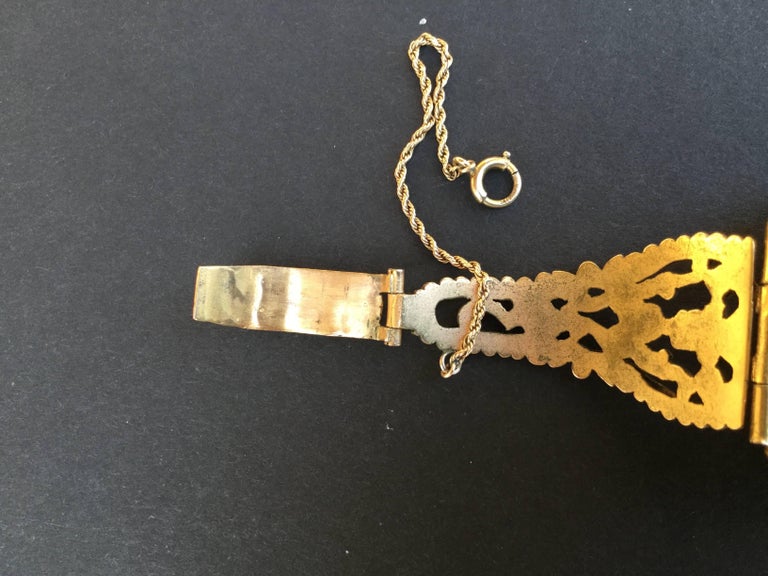 Amazing Double Cameo Style Victorian Pinchbeck Bracelet. English C.1880 ...