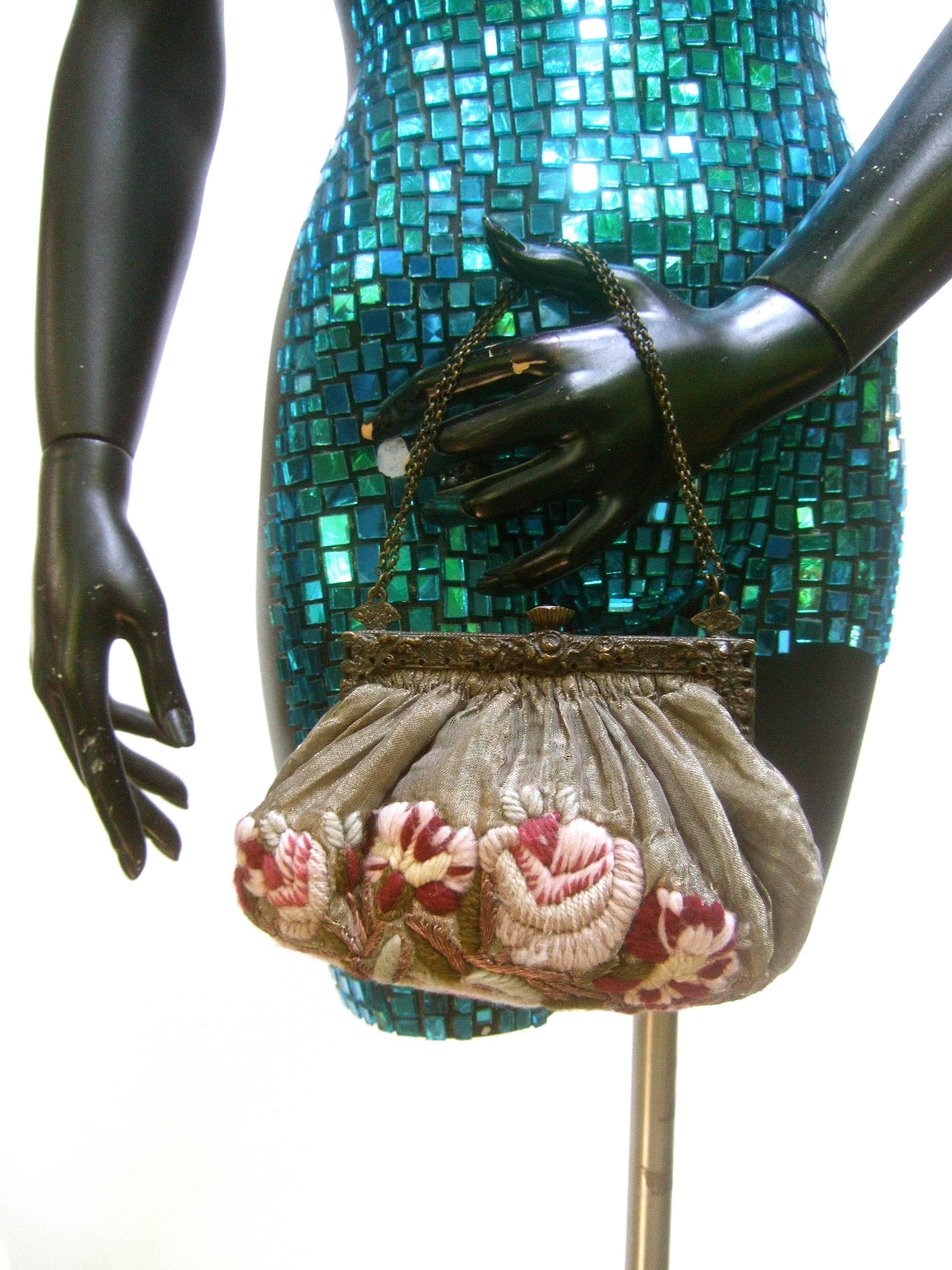 Exquisite Art Nouveau Embroidered Evening Bag c 1920s at 1stDibs ...