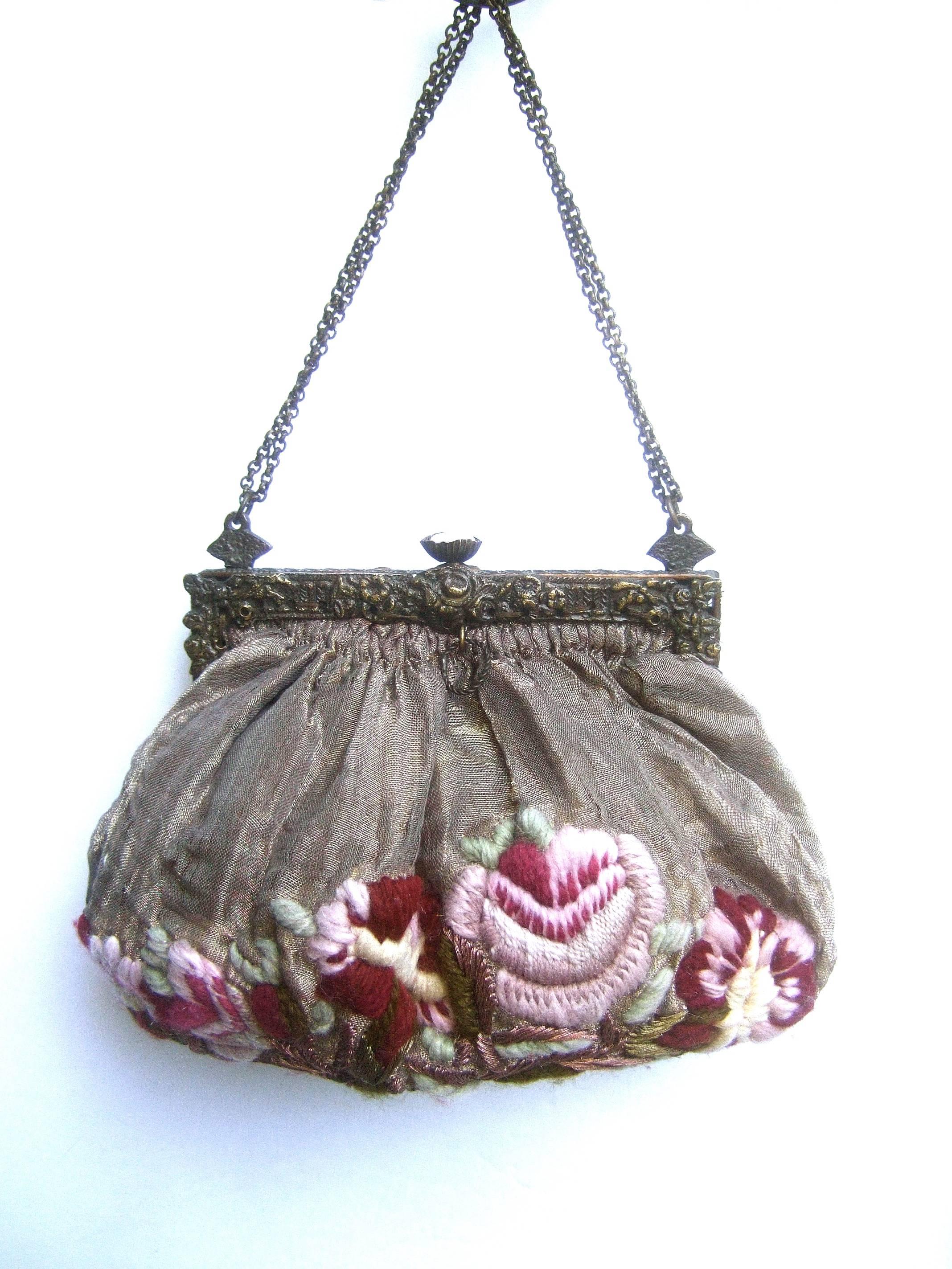 Exquisite Art Nouveau Embroidered Evening Bag c 1920s at 1stDibs ...