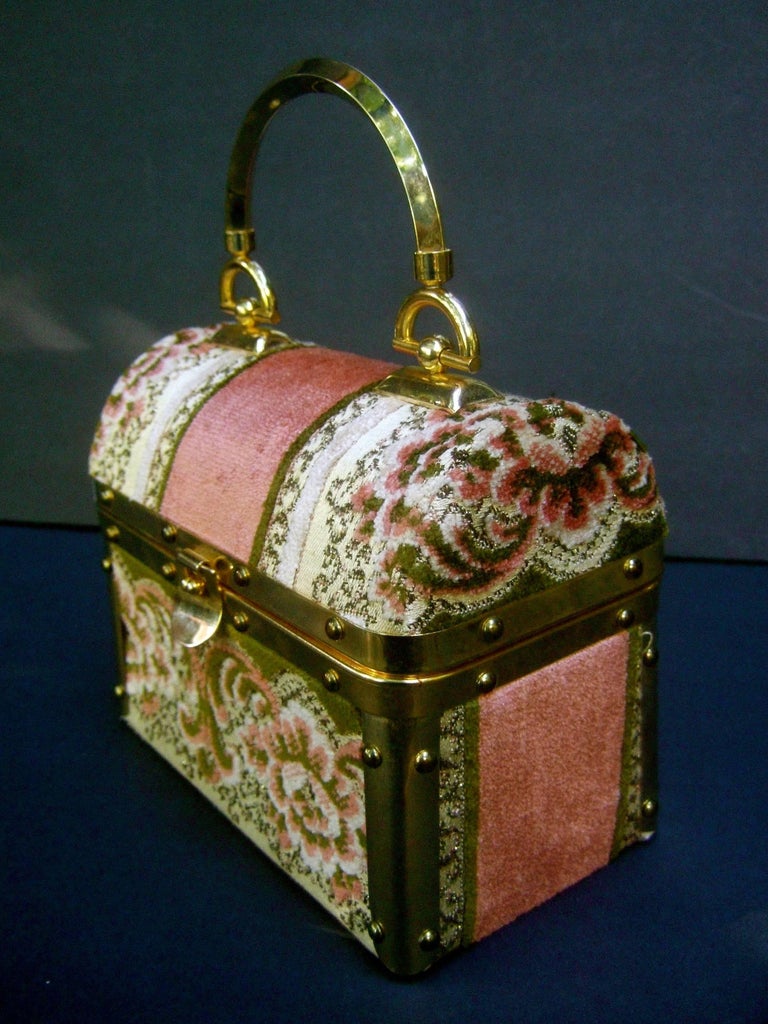 Borsa Bella Italian Brocade Box Purse c 1970s at 1stDibs | borsa bella ...