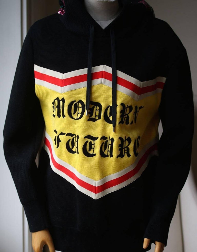 Gucci Modern Future Sequin Embellished Cotton Jacquard Knit Hoodie For ...
