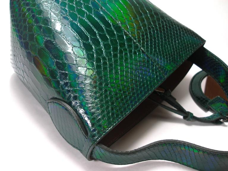 Alaia Couture Bag mirrored python / Rare and Special order at 1stDibs