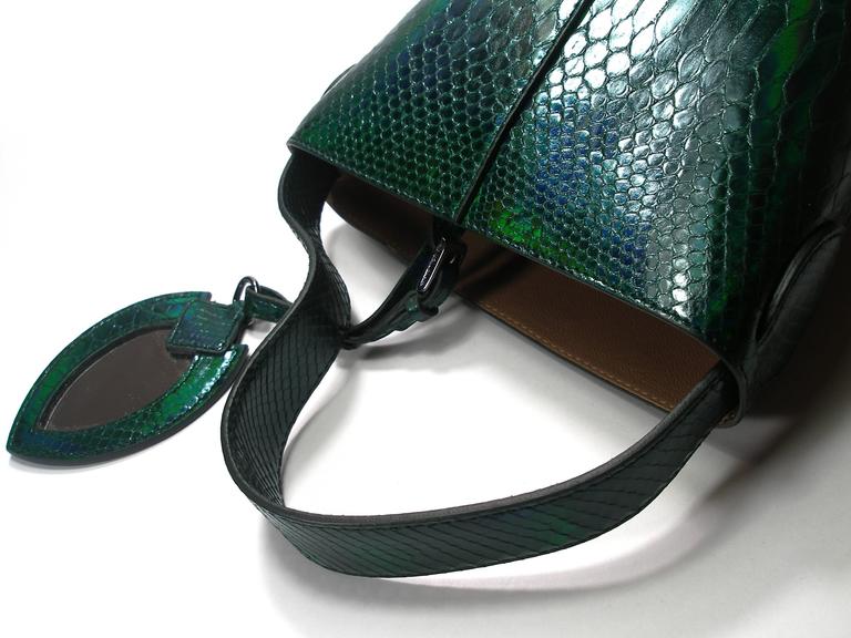 Alaia Couture Bag mirrored python / Rare and Special order at 1stDibs