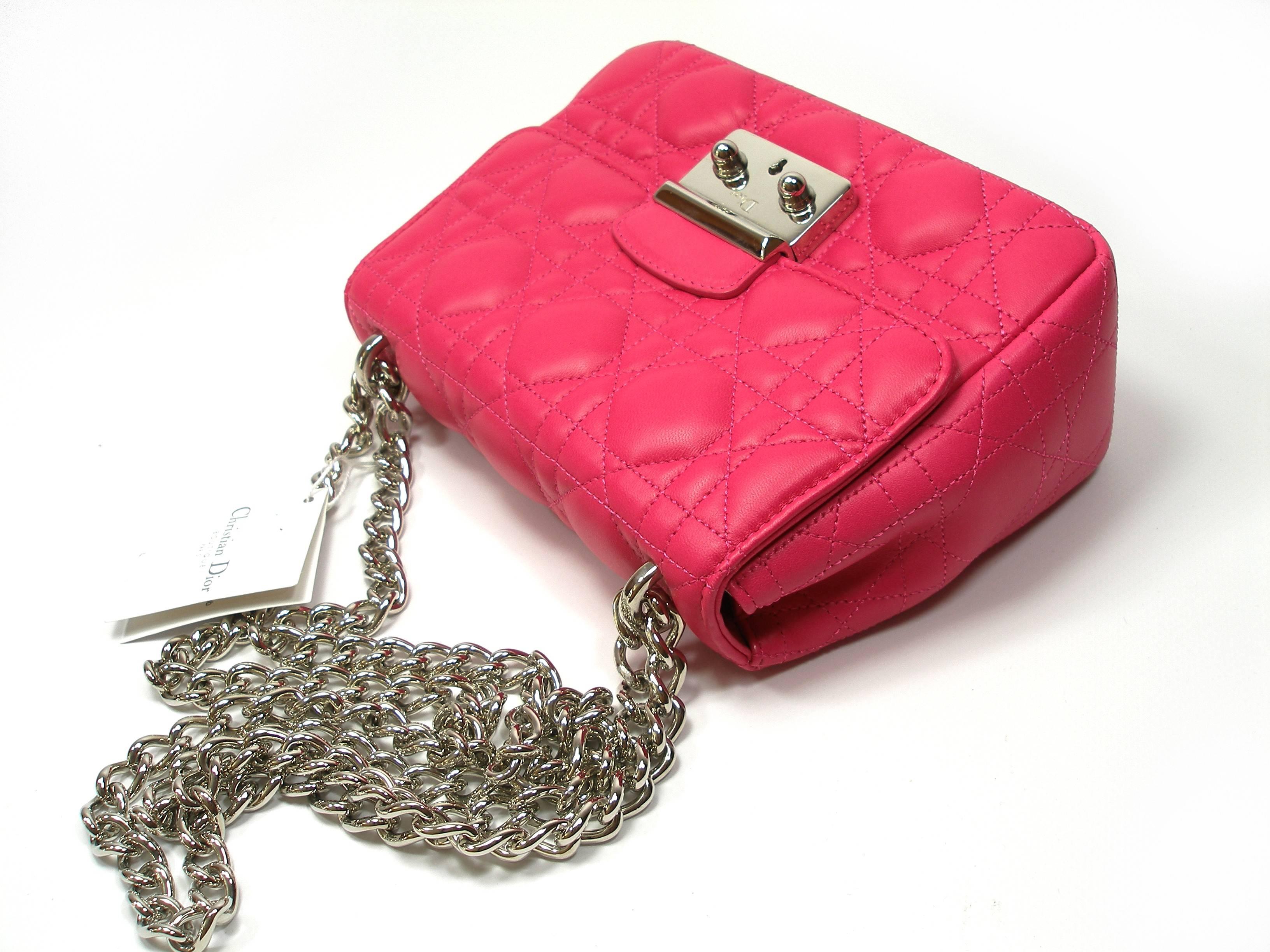 Dior Miss Dior Bag pink cannage Leather Small Size / BRAND NEW at ...