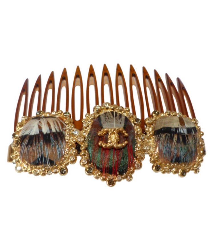 Rare Chanel Paris Edimbourg Hair Comb / LIKE NEW at 1stDibs