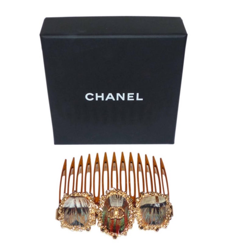 Rare Chanel Paris Edimbourg Hair Comb / LIKE NEW at 1stDibs