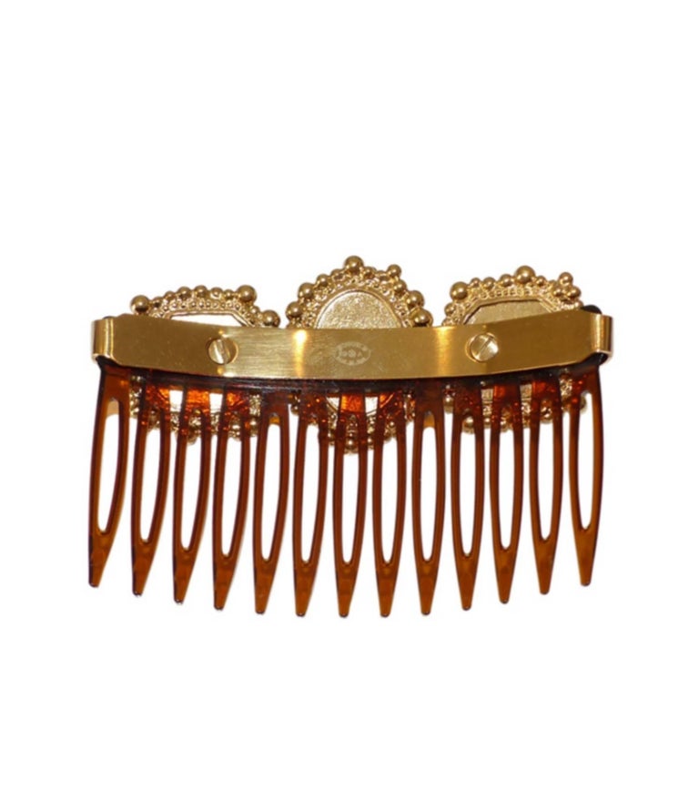 Rare Chanel Paris Edimbourg Hair Comb / LIKE NEW at 1stDibs