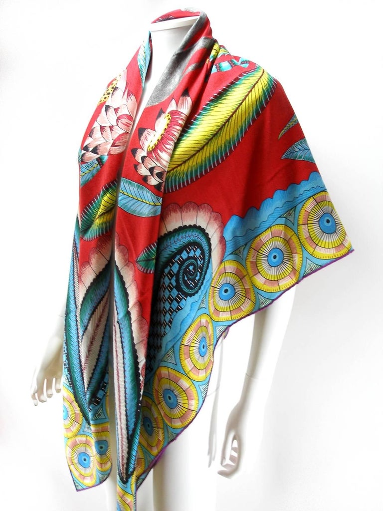 Hermès The Savana Dance Cashmere Shawl at 1stDibs | hermes savana dance ...