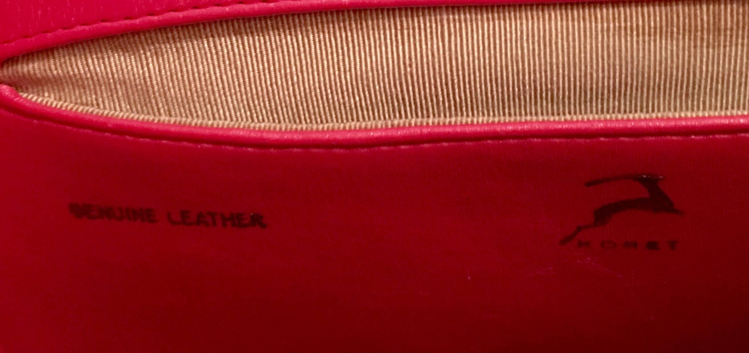 Vintage Leather and Two-Tone Metal Pocketbook by, Koret at 1stDibs ...