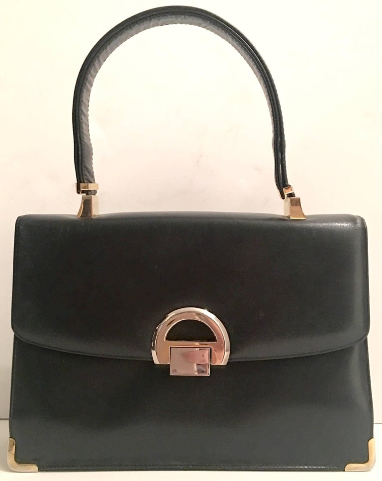 Vintage Leather and Two-Tone Metal Pocketbook by, Koret at 1stDibs