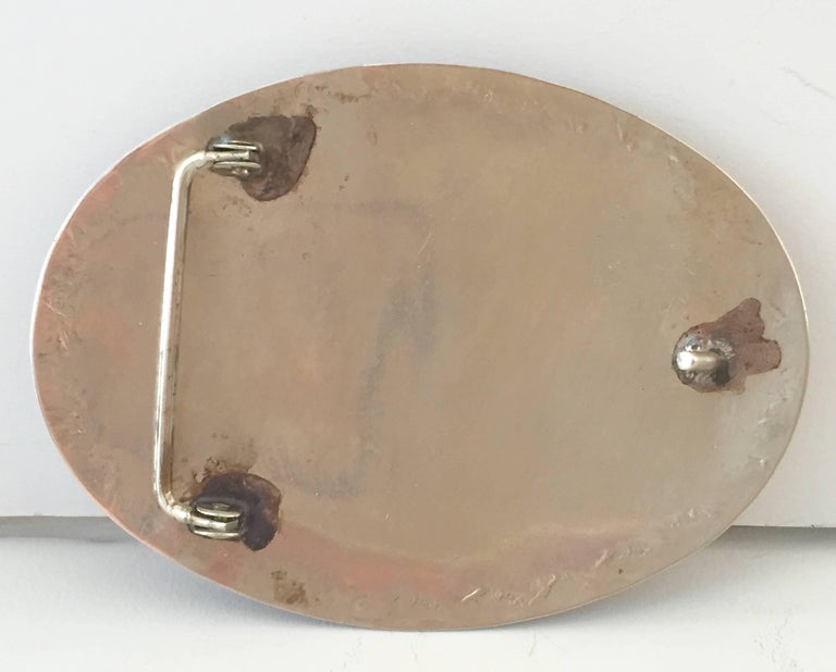 Vintage Navajo Silver Turquoise and Coral Belt Buckle By, Squaw Wrap at ...