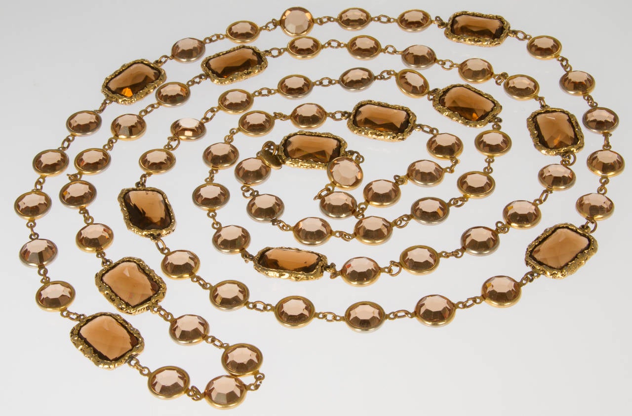 CHANEL Chicklet Necklace at 1stDibs