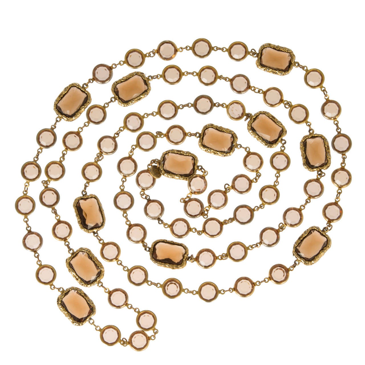 CHANEL Chicklet Necklace at 1stDibs