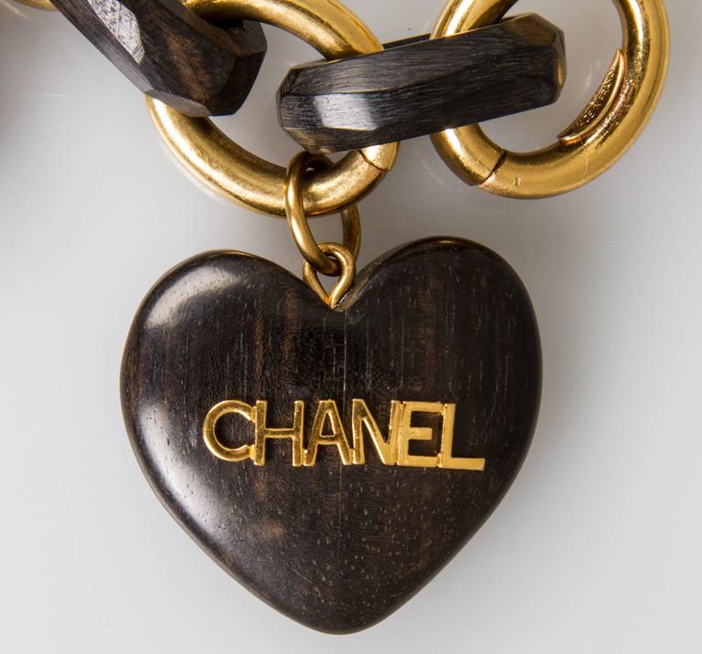 Fabulous and Rare CHANEL Heart Bracelet at 1stDibs | chanell heart ...