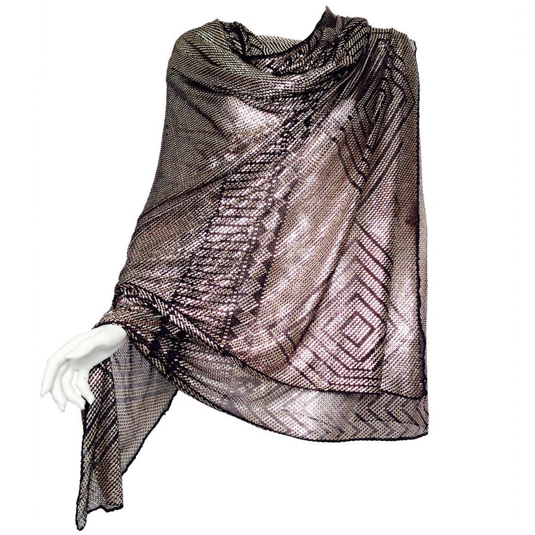 1920's Art Deco Assuit Shawl For Sale at 1stDibs