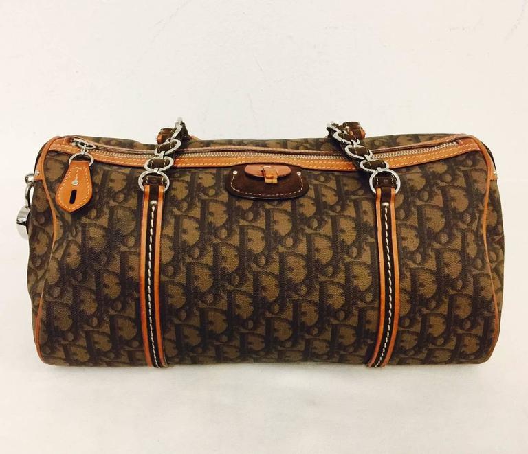 Christian Dior Trotter Signature Satchel With Heart Charm at 1stDibs ...