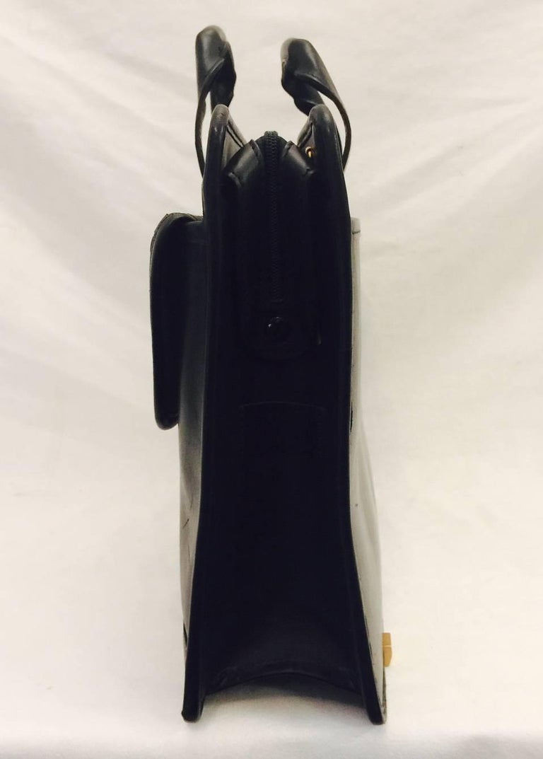 Men's Vintage 1980's Hartmann Leather Briefcase made in USA in Black at ...