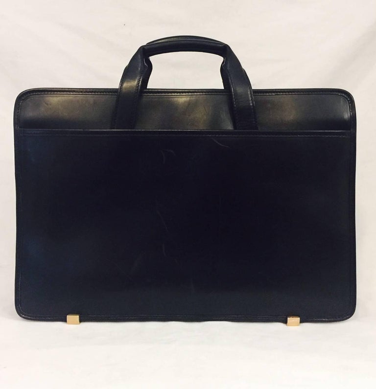 Men's Vintage 1980's Hartmann Leather Briefcase made in USA in Black at ...