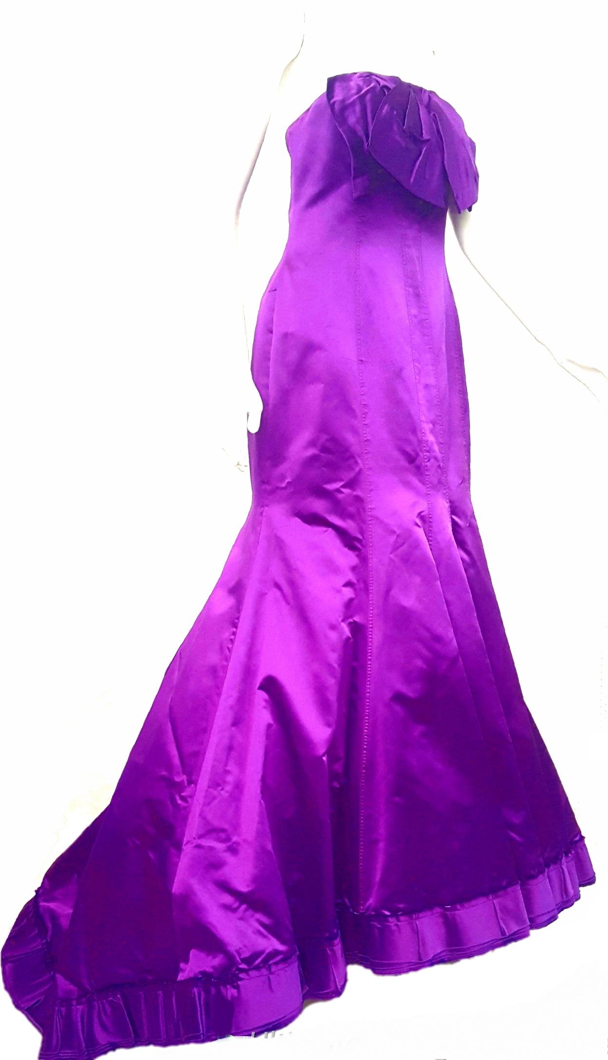 Vera Wang Magnolia Wedding Dress in Magenta For Sale at 1stDibs ...
