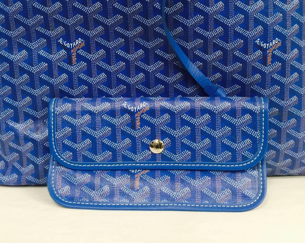 New Goyard Blue St. Louis PM at 1stdibs