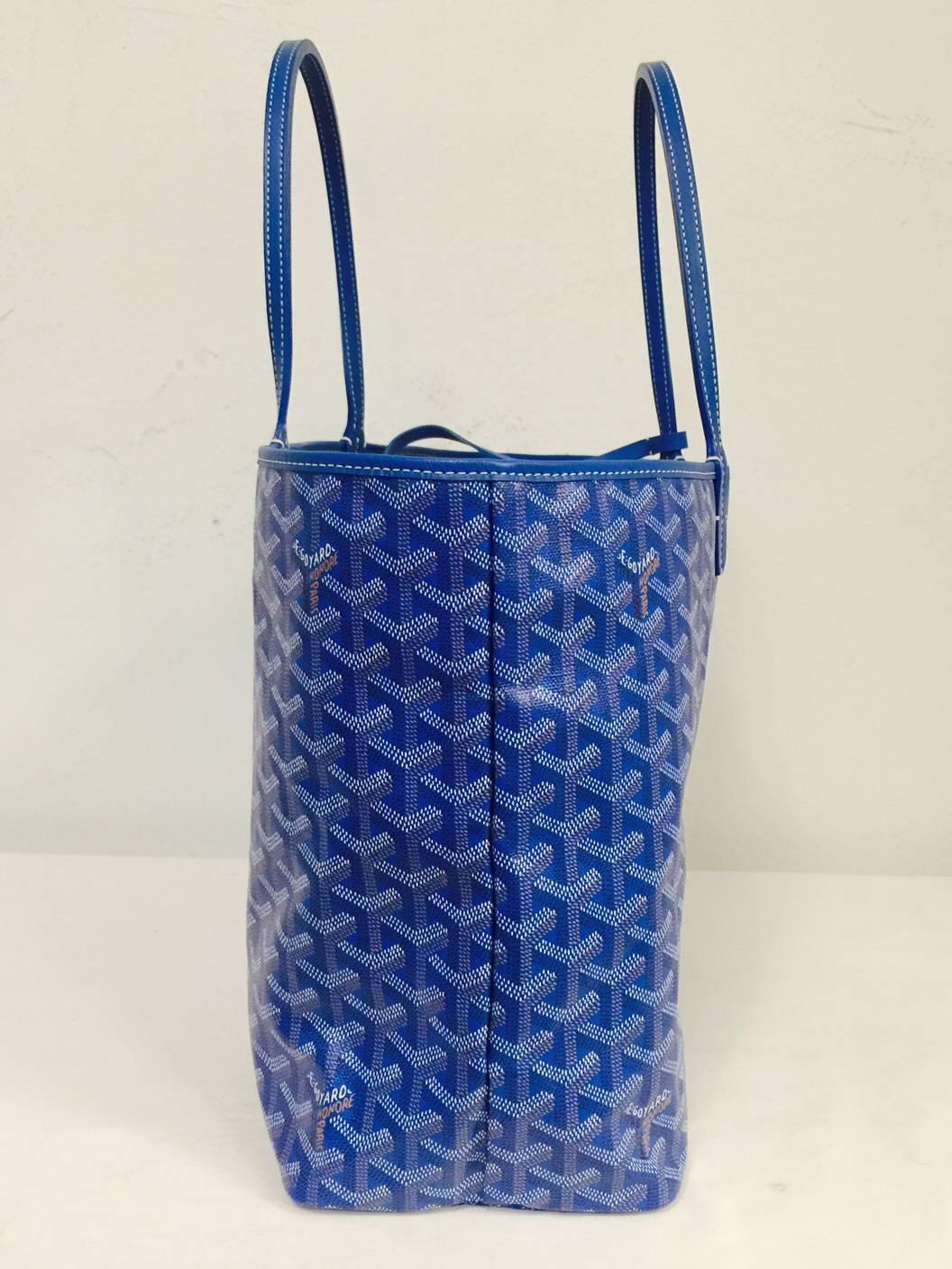 New Goyard Blue St. Louis PM at 1stdibs