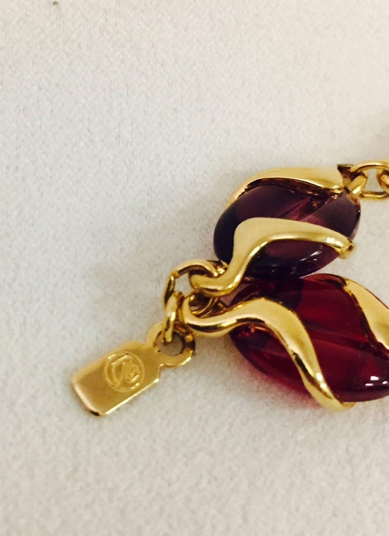 Swanky Swarovski Multi Color Crystal Necklace at 1stDibs | swarovski ...