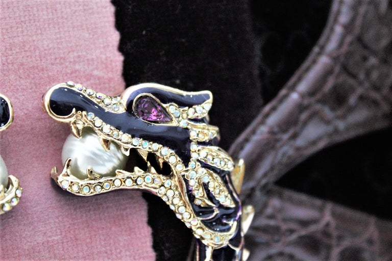 GUCCI Limited Edition Violet GG Tom Ford Dragon Shoulder Bag at 1stDibs ...