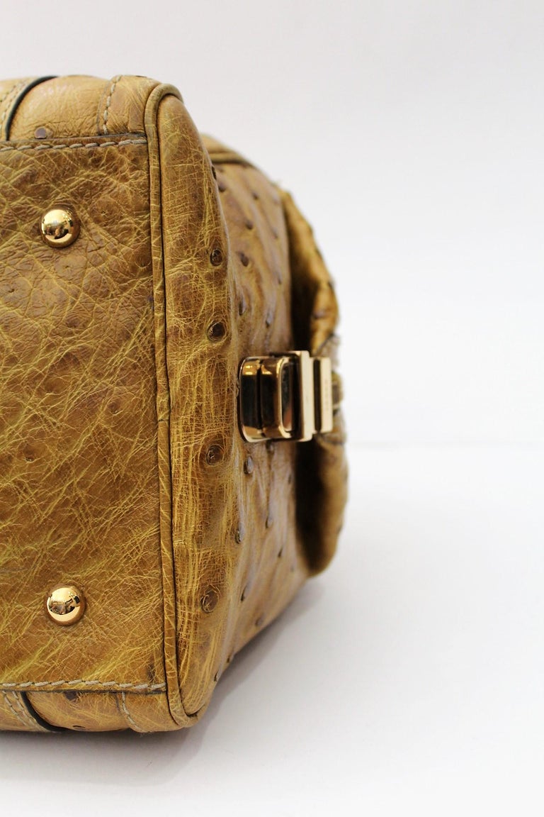 Gucci Aviatrix Boston Ostrich Leather Bag at 1stDibs | gucci aviatrix ...