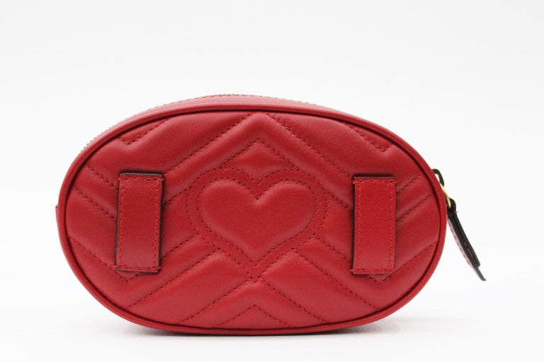 Gucci Belt Bag Red Leather 2018 at 1stDibs | gucci belt bag sale, gucci ...