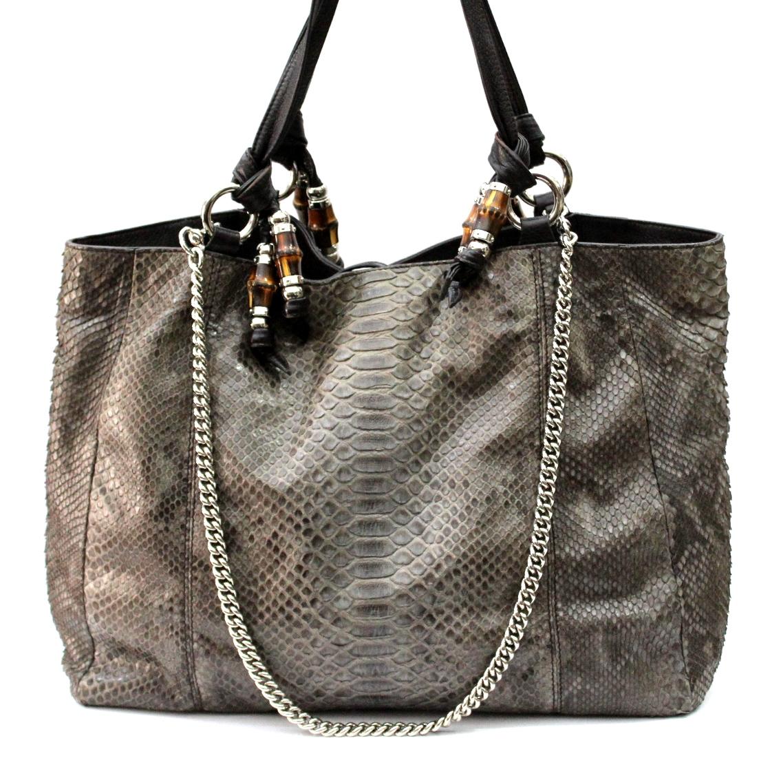 Gucci Python Jungle Large Tote For Sale at 1stDibs | gucci python tote ...