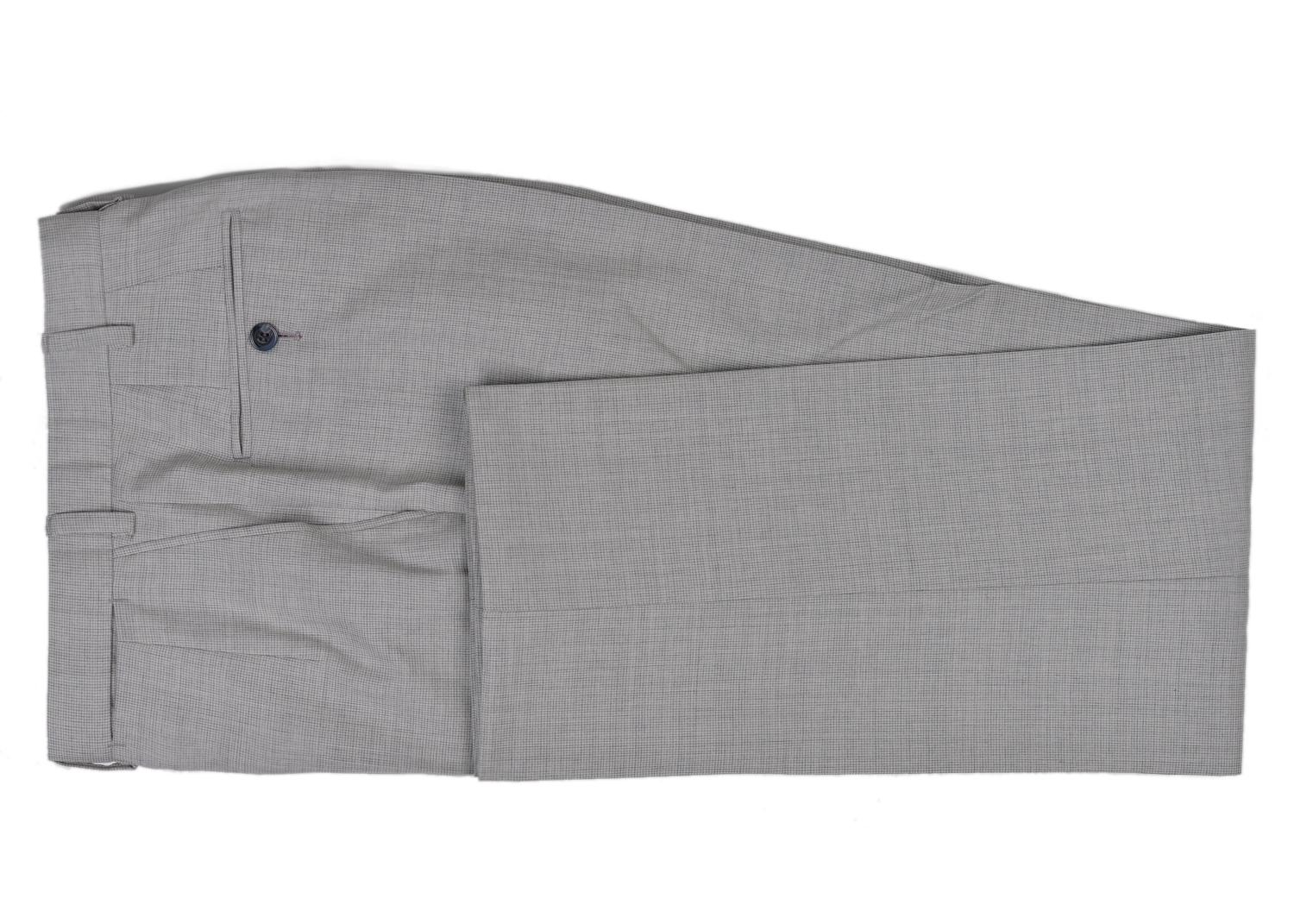 Brioni Mens Two Button Grey Silk Striped Estense Suit For Sale at 1stDibs