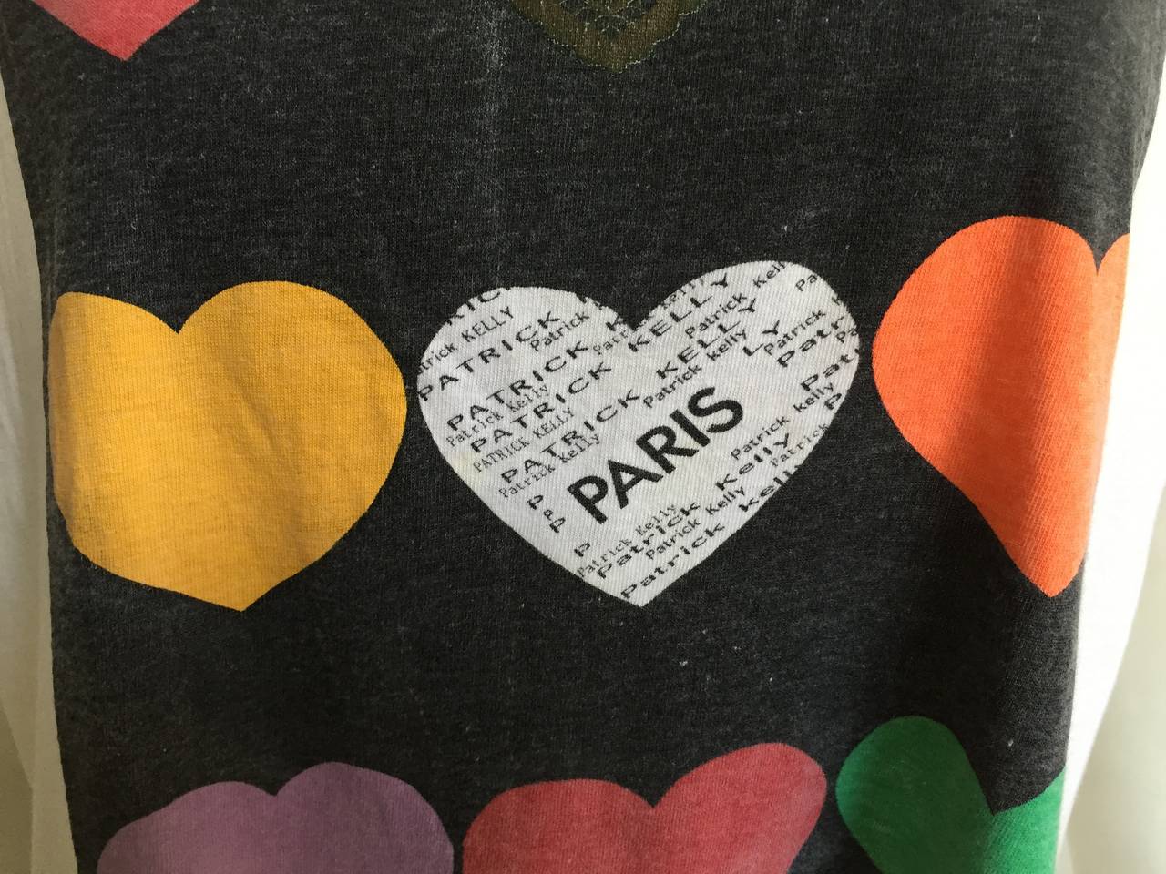 Patrick Kelly 1988 'Hearts' t-shirt. at 1stDibs | patrick kelly t shirt ...