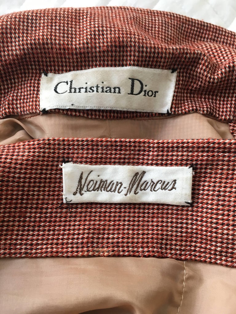 Dior 1980s Button Up Dress with Pockets Size 4. For Sale at 1stDibs