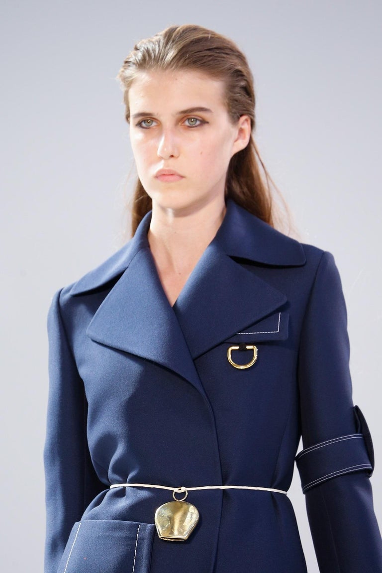 2015 CELINE by PHOEBE PHILO navy blue runway coat - new at 1stDibs ...