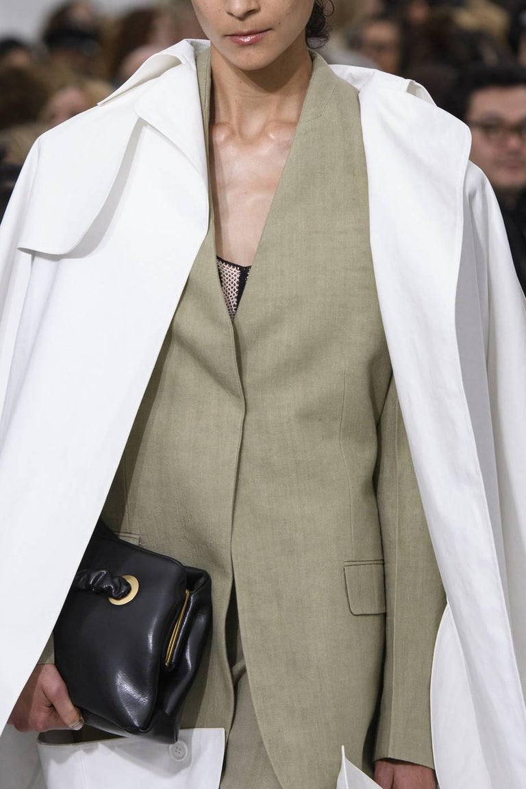 Celine By Phoebe Philo black leather runway bag with eyelets, 2018 at ...