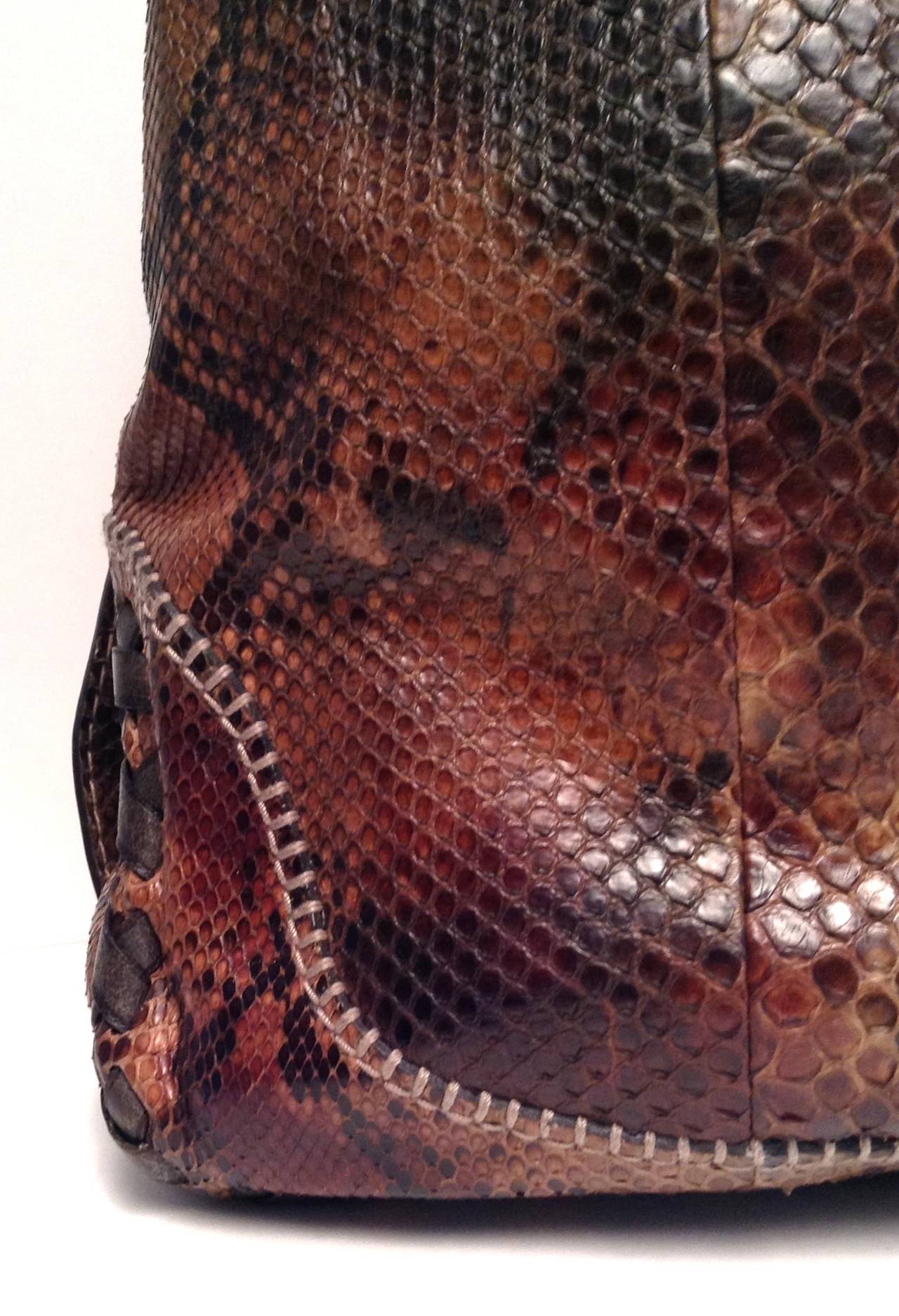 Gucci 'Jackie' Python Crossbody Bag NEW For Sale at 1stDibs