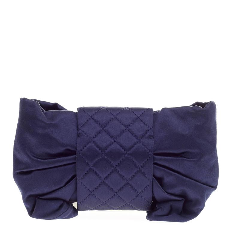 Chanel Bow Bag Satin Small at 1stDibs