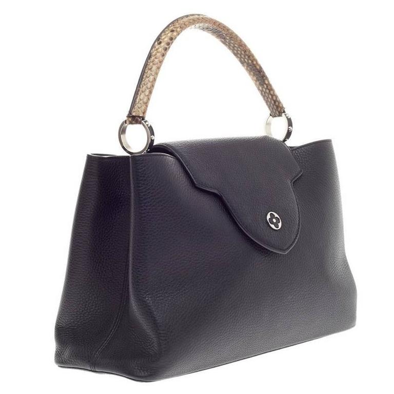 Louis Vuitton Capucines Leather and Python MM at 1stDibs | louis ...