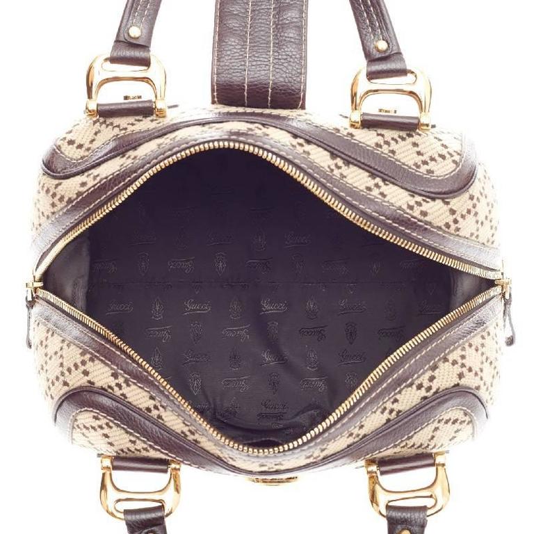 Gucci Aviatrix Satchel Tweed Medium at 1stDibs