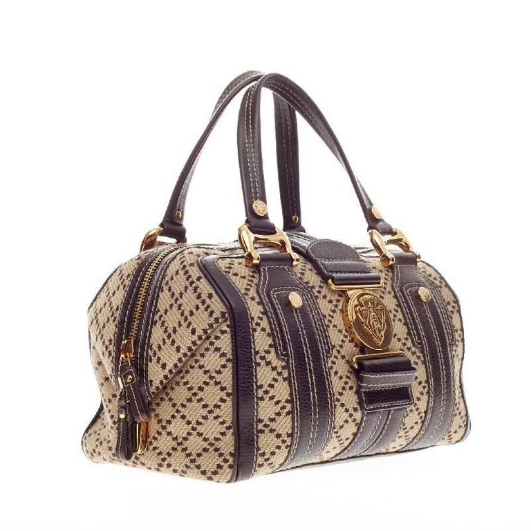 Gucci Aviatrix Satchel Tweed Medium at 1stDibs
