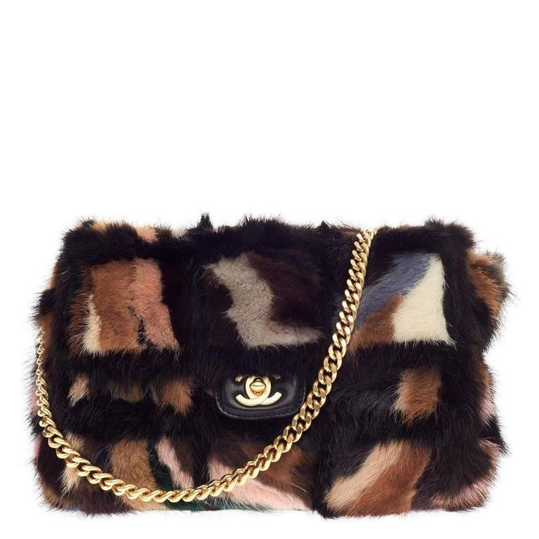 Chanel Arm Candy Multicolor Flap Mink Medium at 1stDibs