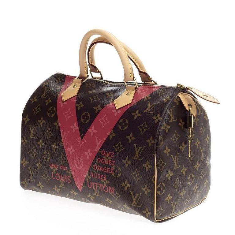 Louis Vuitton Speedy Limited Edition V Monogram Canvas 30 at 1stDibs ...