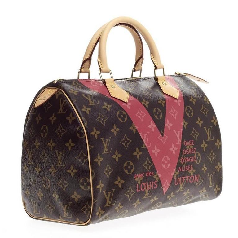 Louis Vuitton Speedy Limited Edition V Monogram Canvas 30 at 1stDibs ...