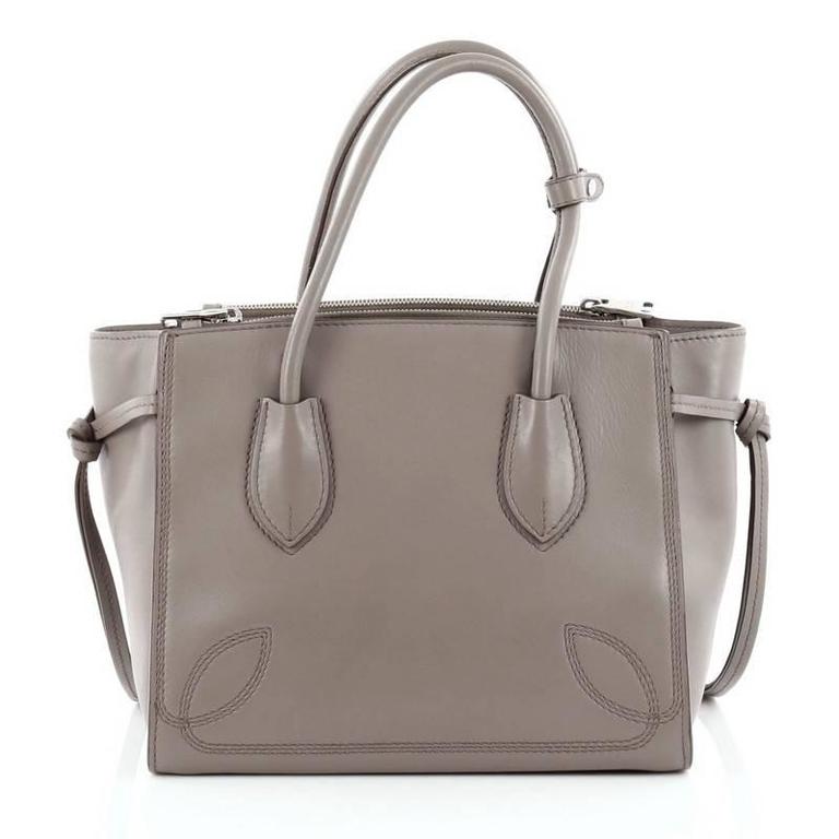 Prada Tassel Twin Pocket Tote City Calf Small at 1stdibs