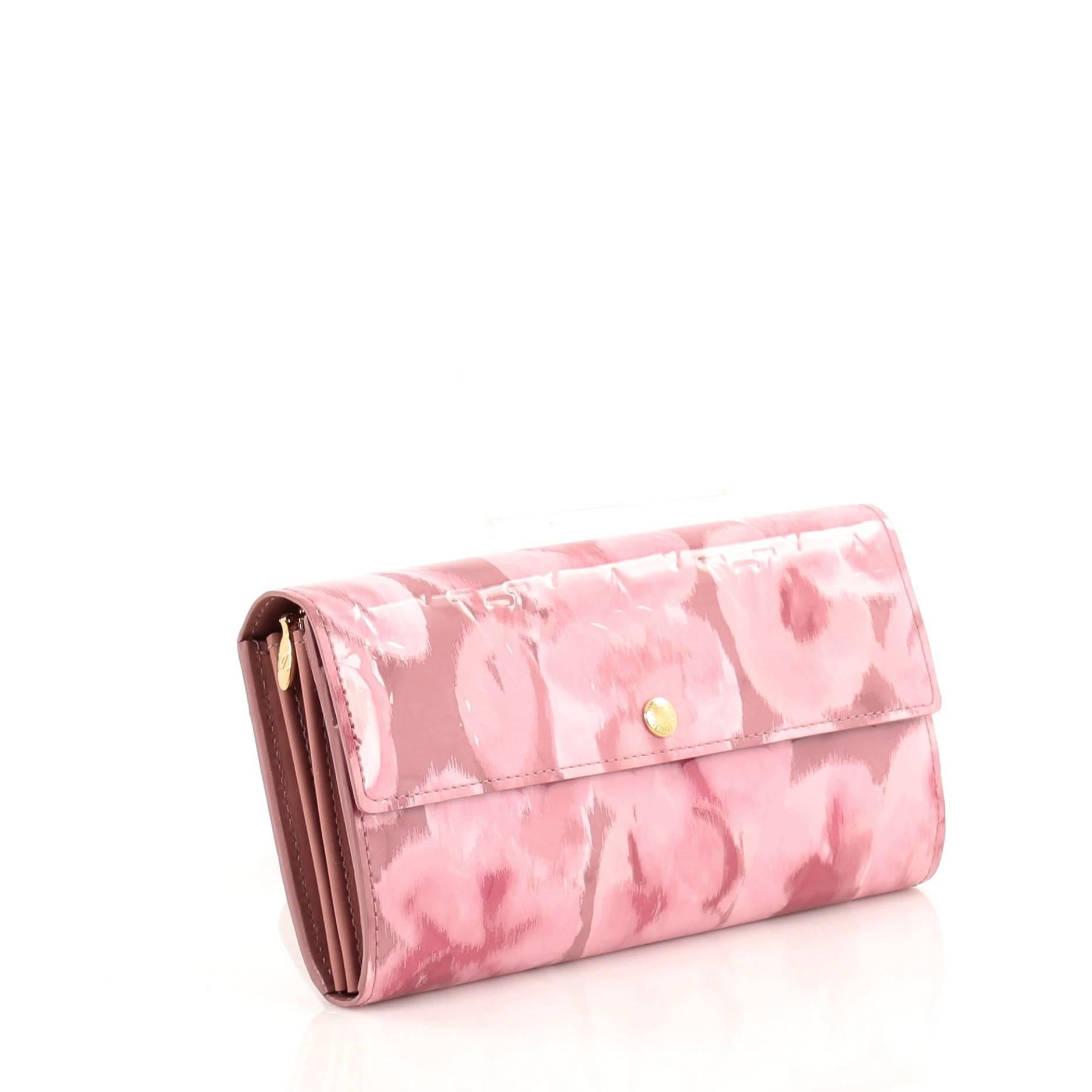 Louis Vuitton Sarah Wallet Limited Edition Monogram Vernis at 1stDibs ...