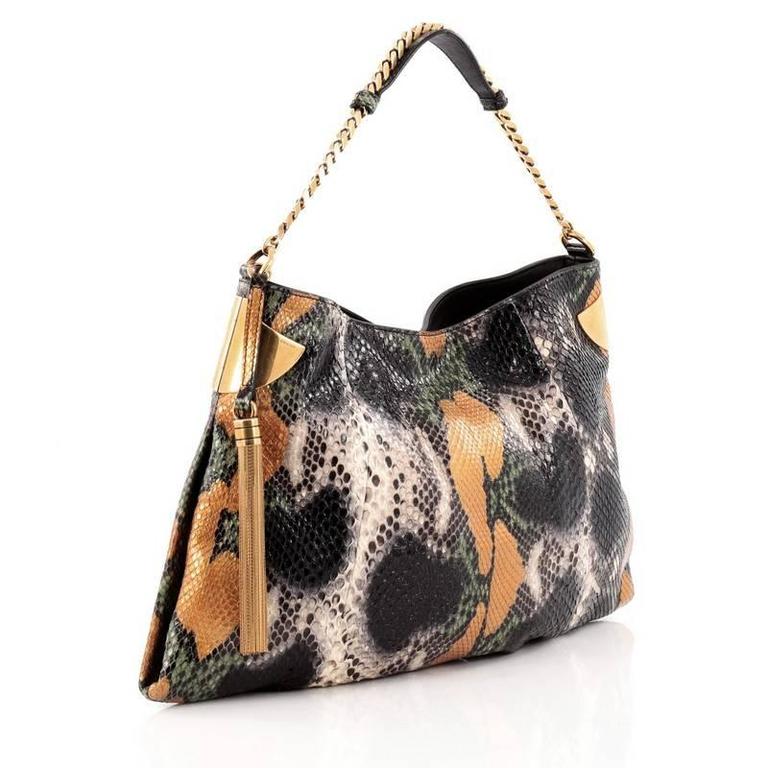 Gucci 1970 Hobo Python Large at 1stDibs
