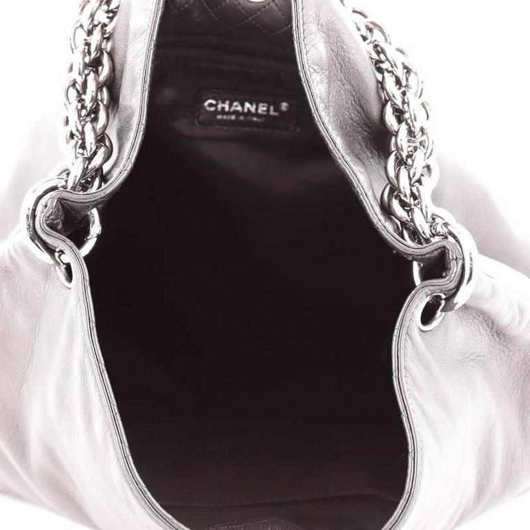 Chanel Soft and Chain Hobo Leather Large at 1stDibs