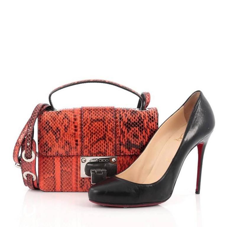 Jimmy Choo Rebel Crossbody Bag Python Small at 1stDibs