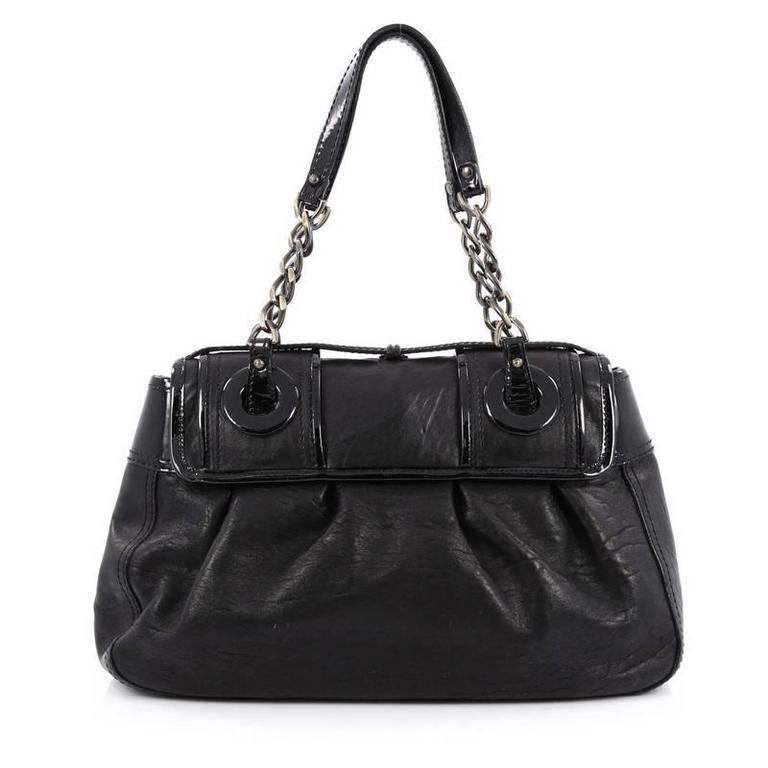 Fendi B. Bag Leather Medium at 1stDibs | fendi leather b bag, fendi b ...